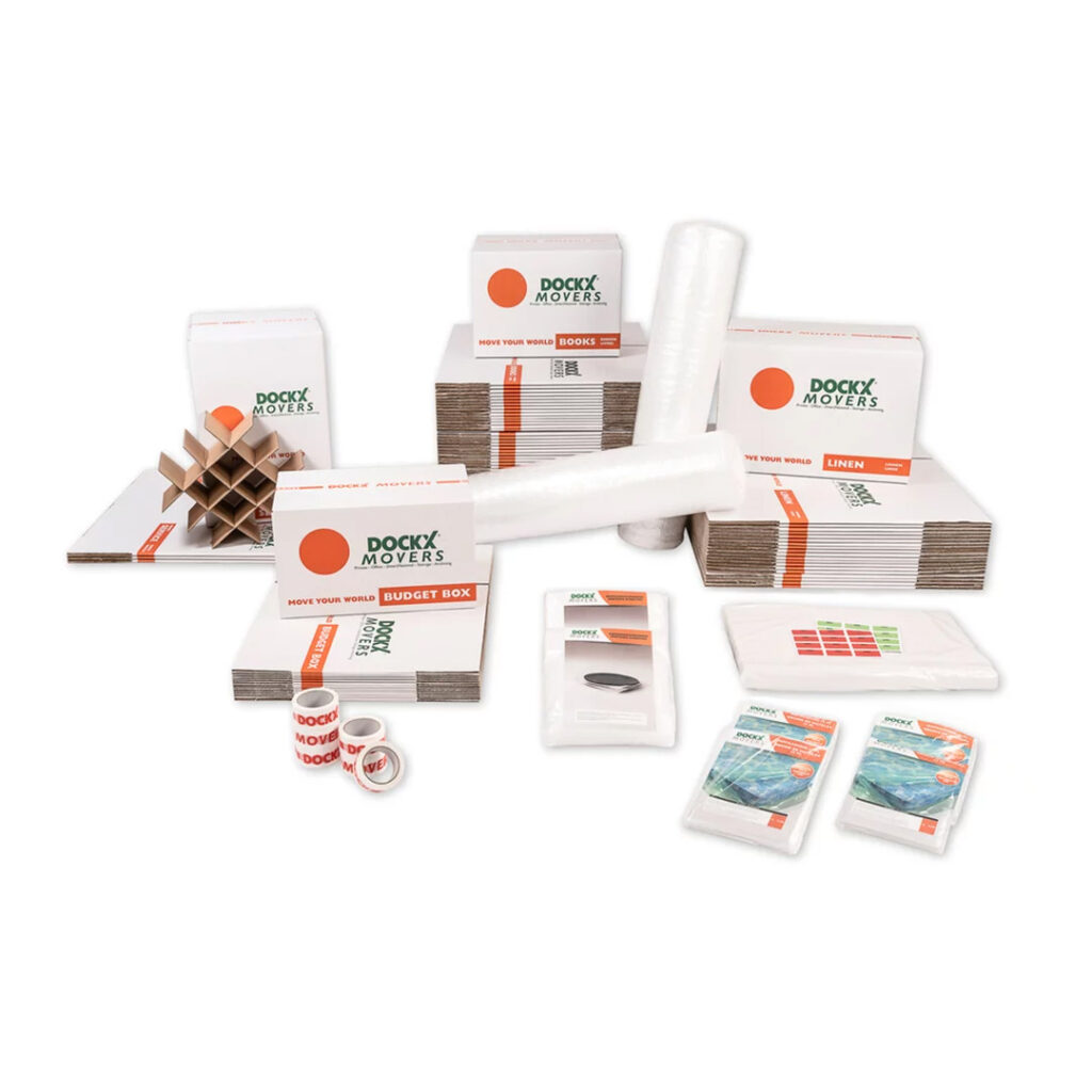 Buy moving boxes & moving materials online | Dockx Boxes