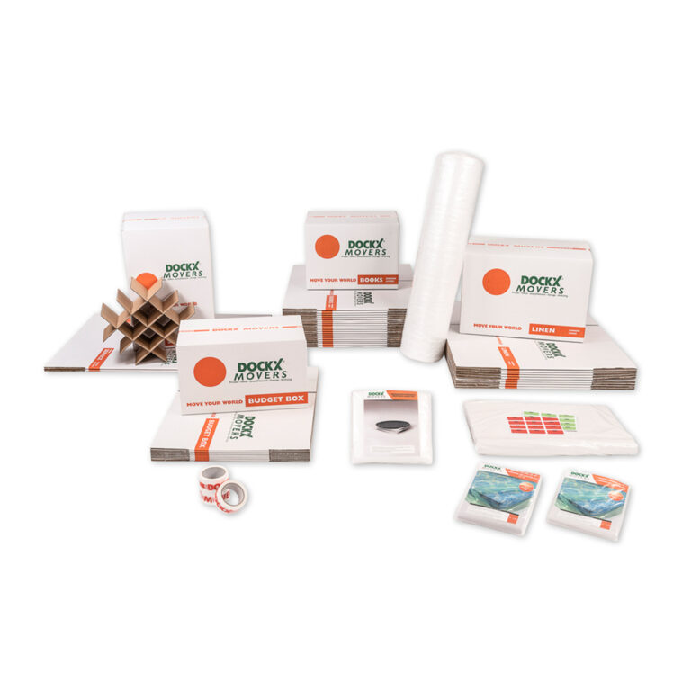 Buy moving boxes & moving materials online | Dockx Boxes